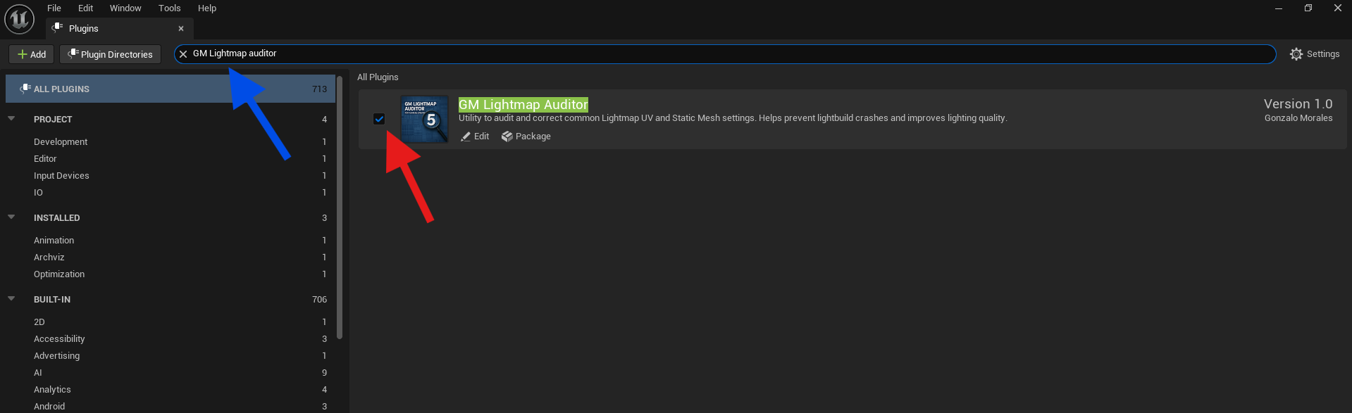 GM Lightmap Auditor - Lighting Audit Tool for Unreal Engine