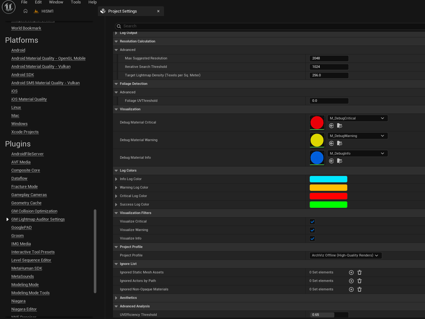 GM Lightmap Auditor - Lighting Audit Tool for Unreal Engine